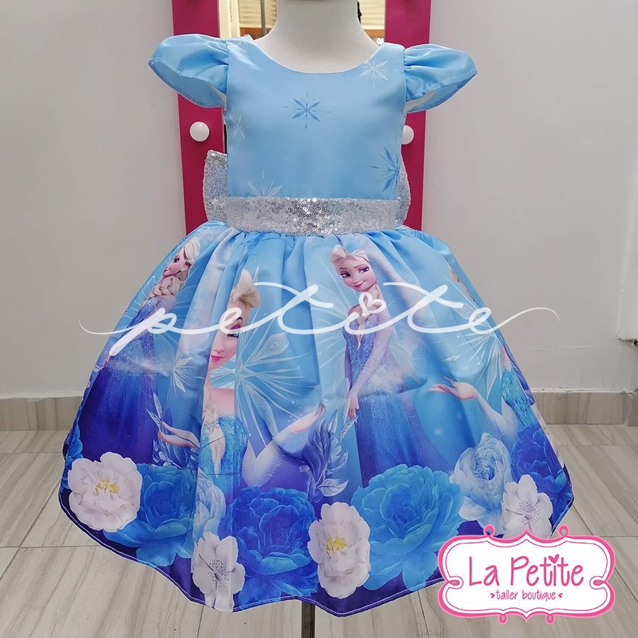 Frozen Elsa Azul Sublimado – La Petite Boutique